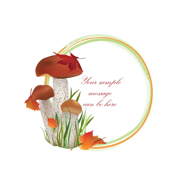 Mushrooms frame Stock Vector Image by ©YokoDesign #30042225