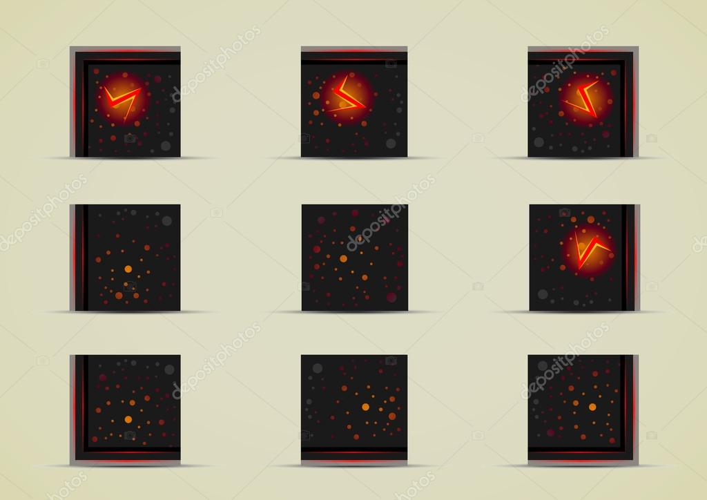 Ground with lava sprites collection Stock Vector Image by ©yurakr #24864417