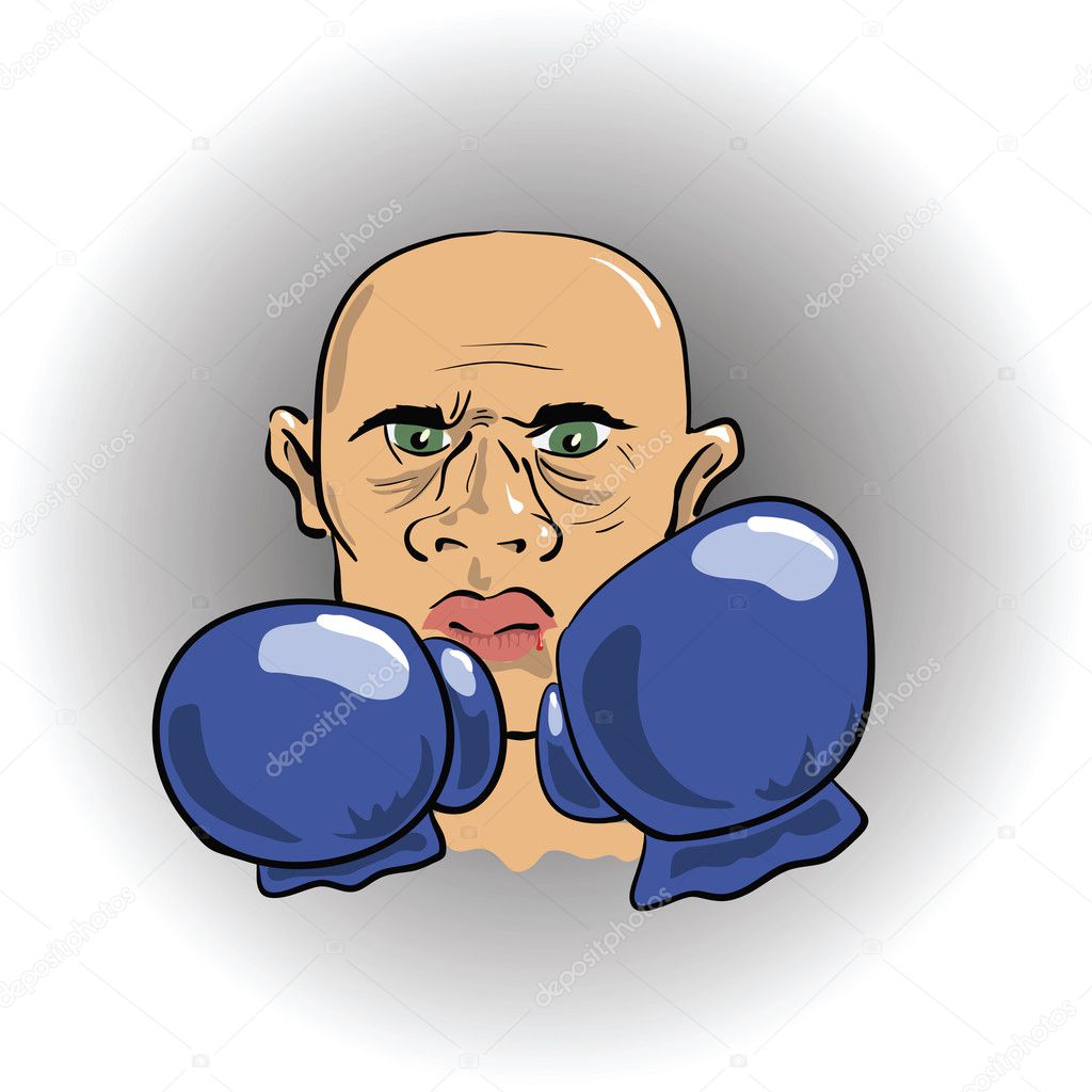 Angry boxer Stock Vector by ©valeo6 19099223