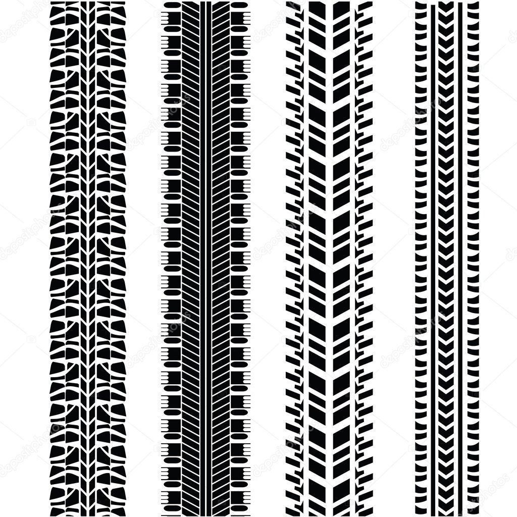 Tire prints — Stock Vector © valeo6 #39860457