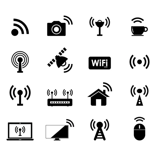 Wireless Icon set Stock Vector Image by ©Tzubasaz #99580122