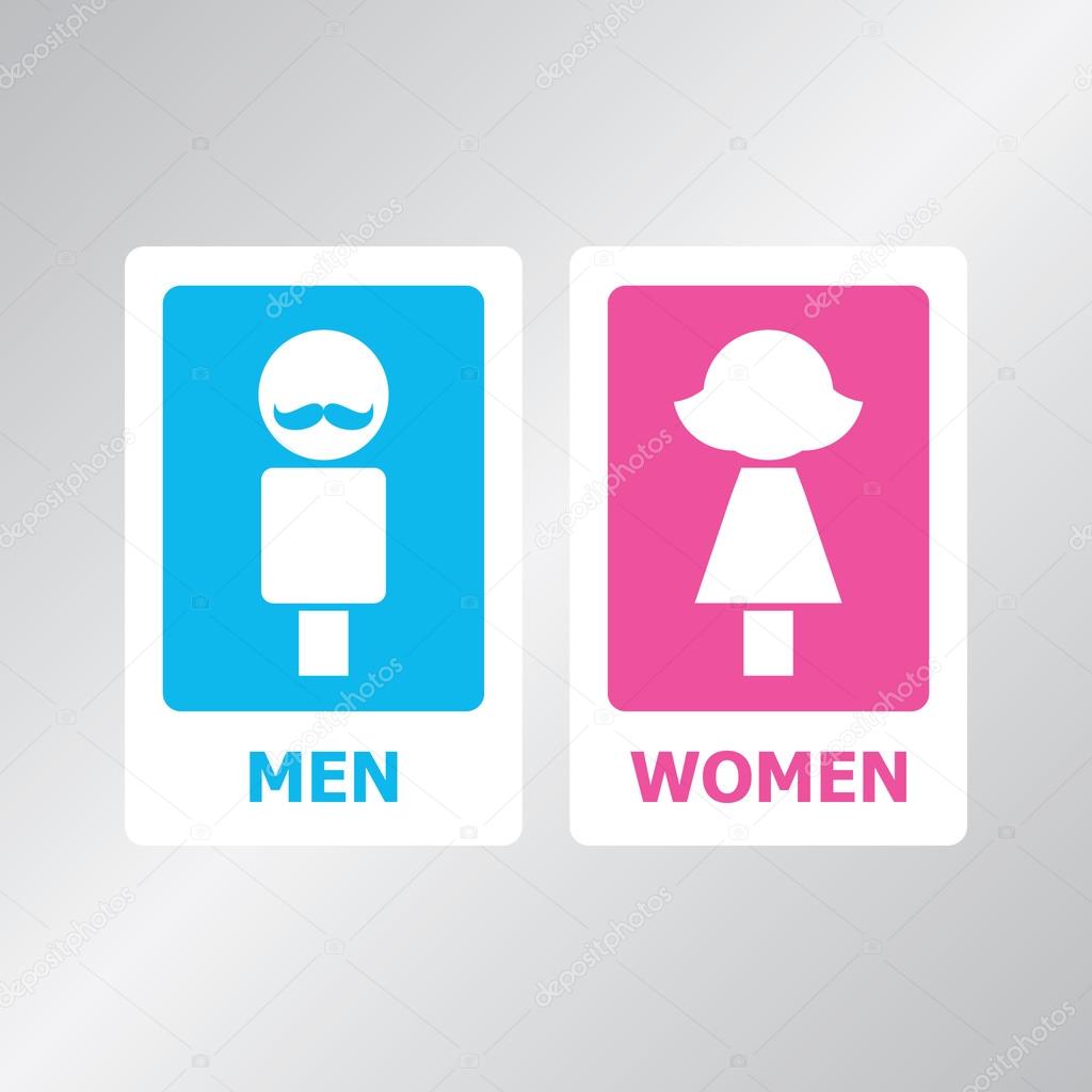 Restroom Sign set Stock Vector by ©Tzubasaz 45296687