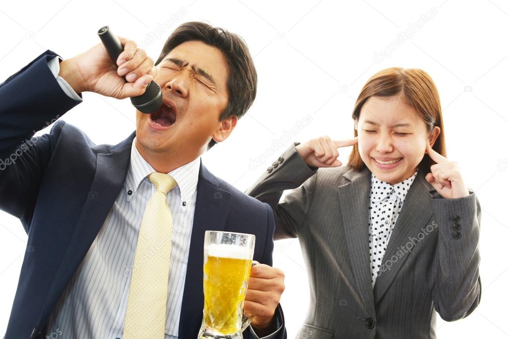 Drunk People Singing Karaoke