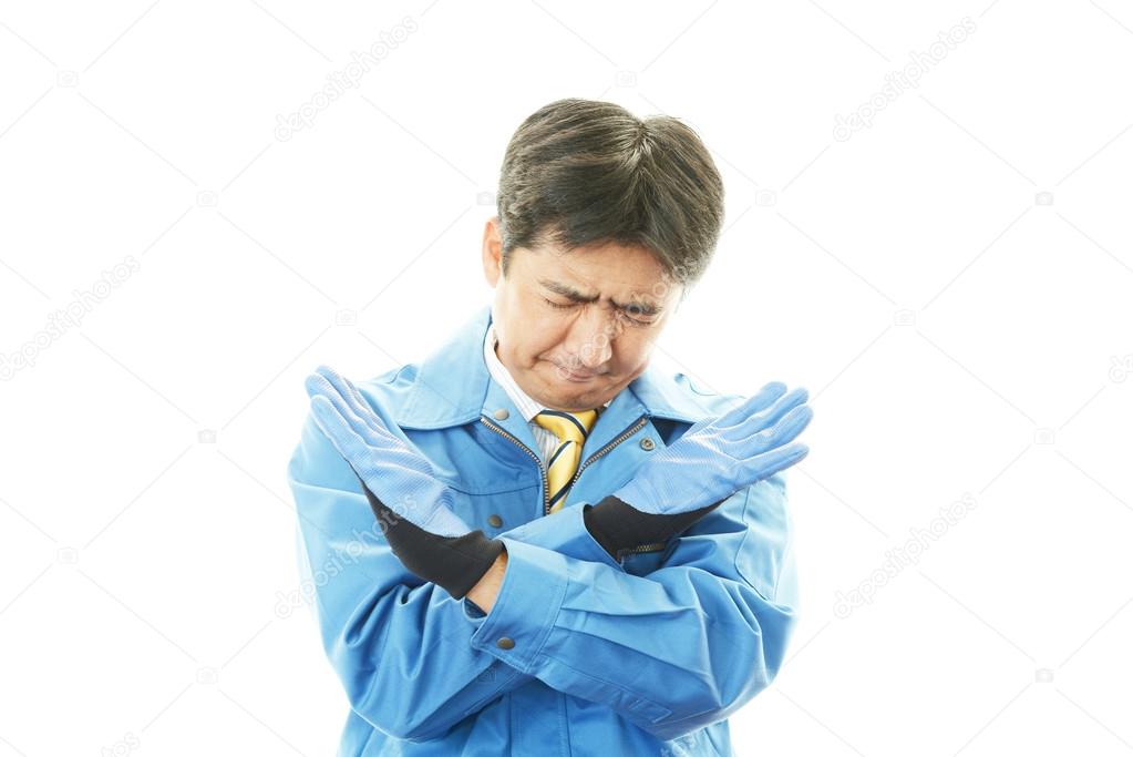 Tired Janitor Stock Photo by ©sunabesyou 45071581