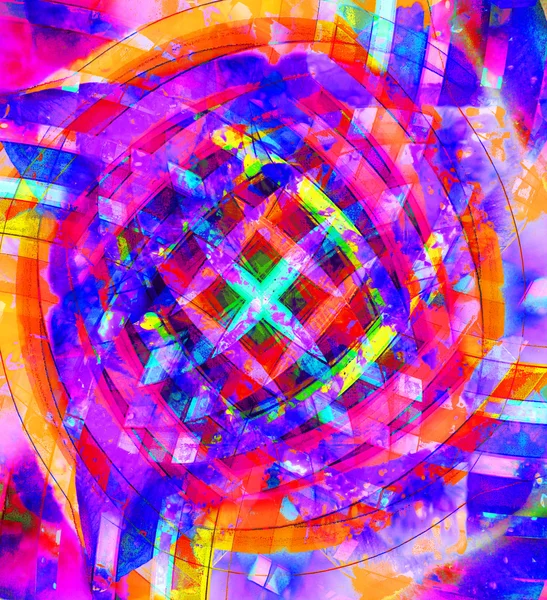 art abstract rainbow pattern background - Stock Image - Everypixel