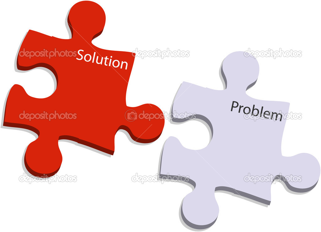 problema e solução de quebra-cabeça — Vetor de Stock © xprmntl #19815597 problema e solução de quebra-cabeça — Vetor de Stock © xprmntl #19815597