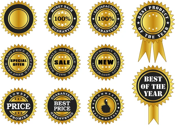 20,317,615 Gold sticker Vector Images | Depositphotos