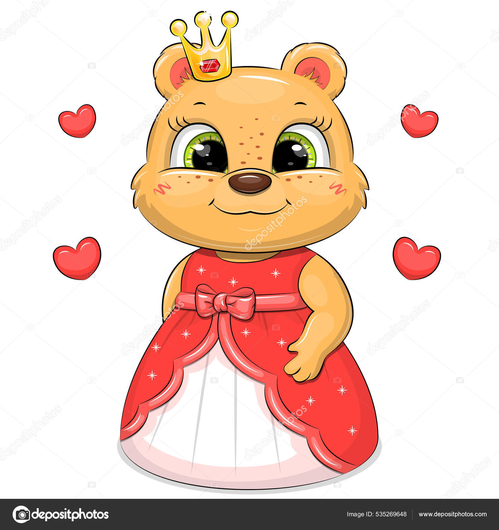 Cartoon Prinzessin Krone