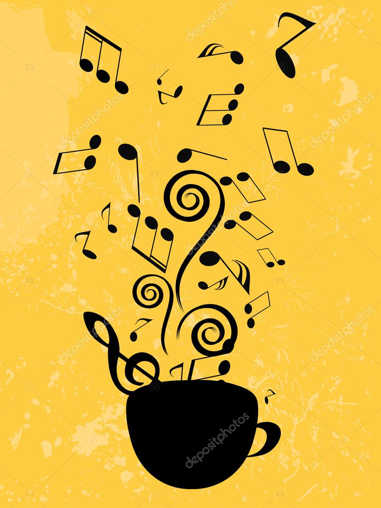 Coffee cup with notes Stock Vector Image by ©floral_set #21647283