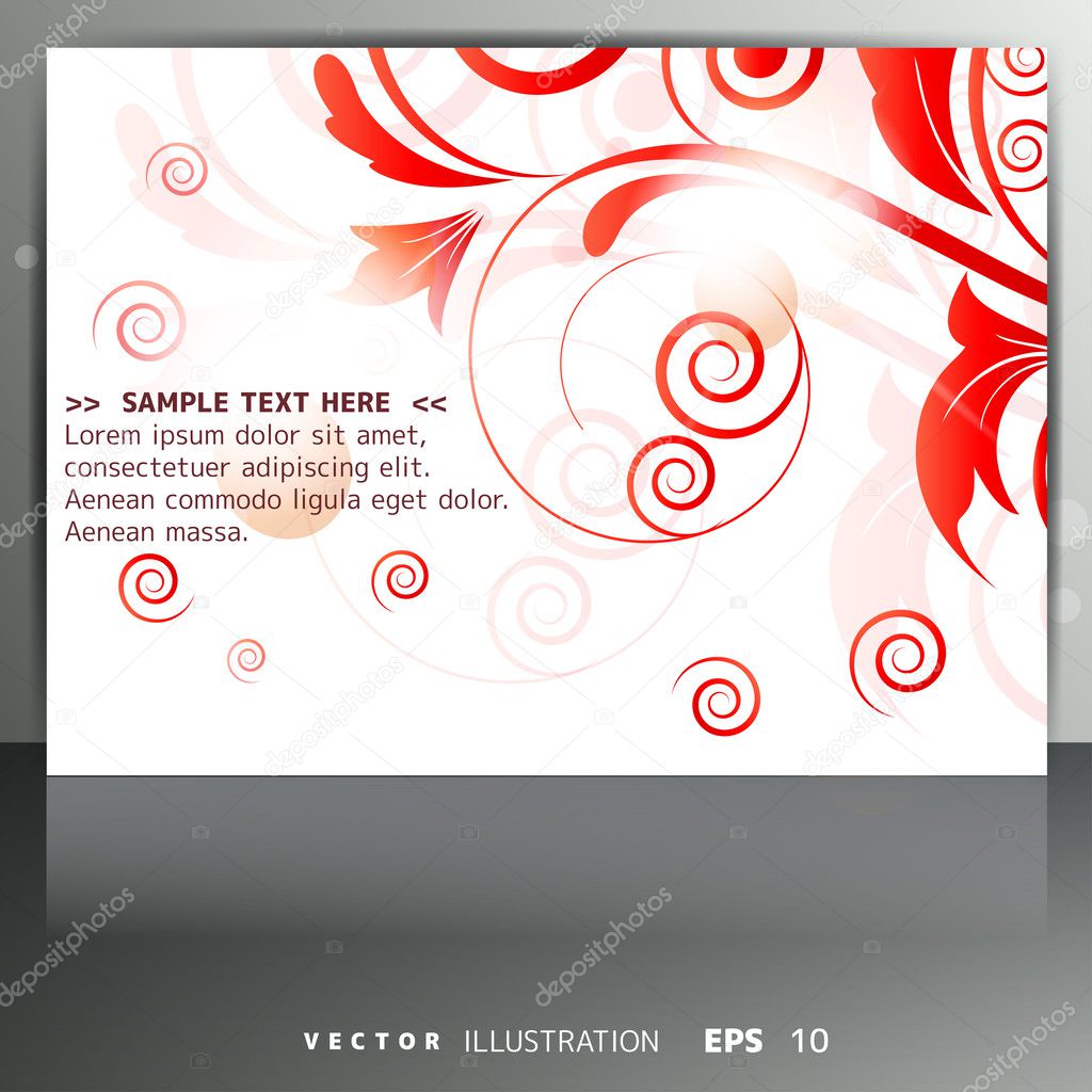 Card with floral background Stock Vector Image by ©floral_set #30218851