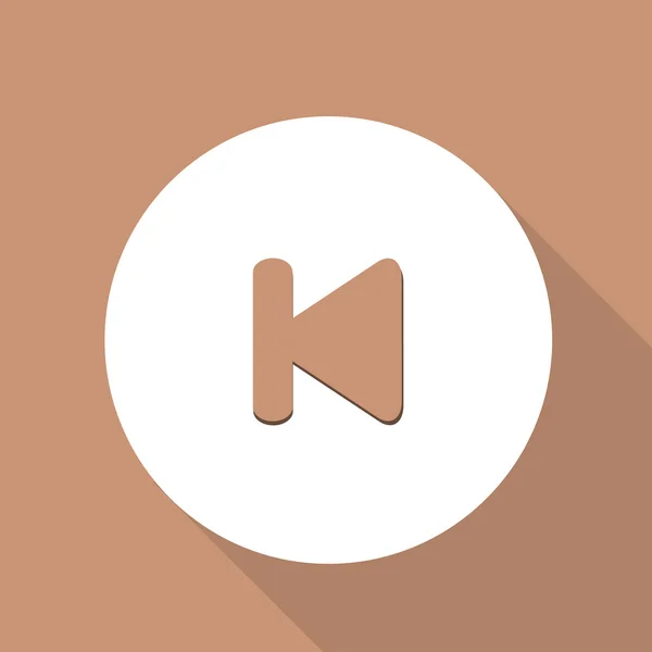 Play button icon. Flat abstract background with web icons. Interface ...