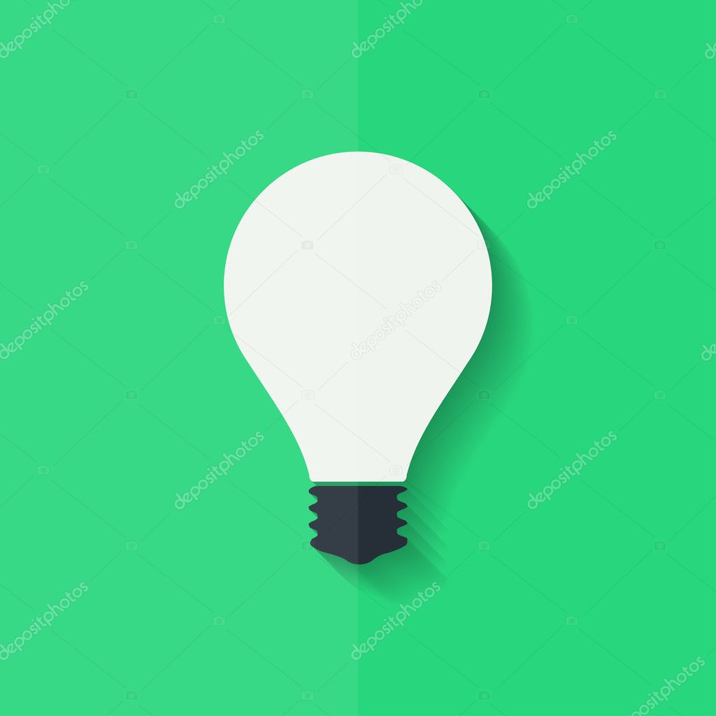 Light bulb icon. Flat design. — Stock Vector © floral_set #44989041 Light bulb icon. Flat design. — Stock Vector © floral_set #44989041