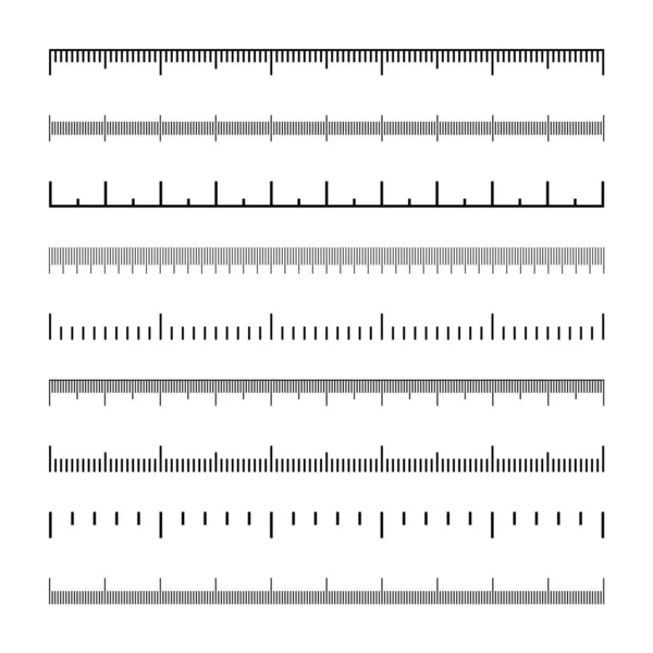 Various Measurement Scales Divisions Realistic Long Scale Measuring ...