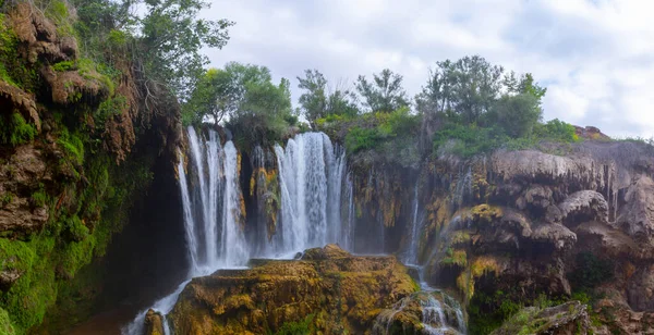 Yerkopru Waterfall Famous Waterfall Located Goksu River Hadim District ...