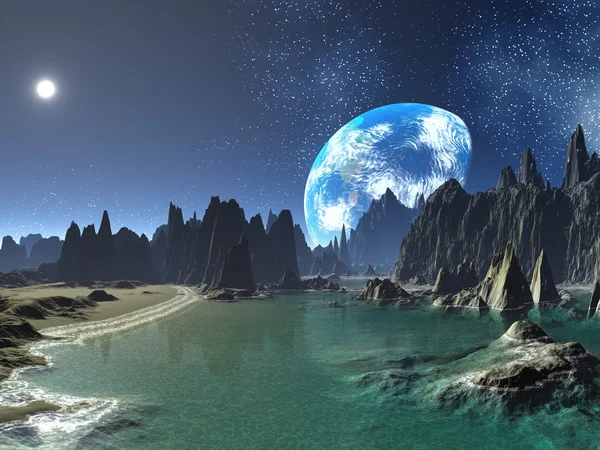 Alien World in Winter — Stock Photo © Angela_Harburn #18265217