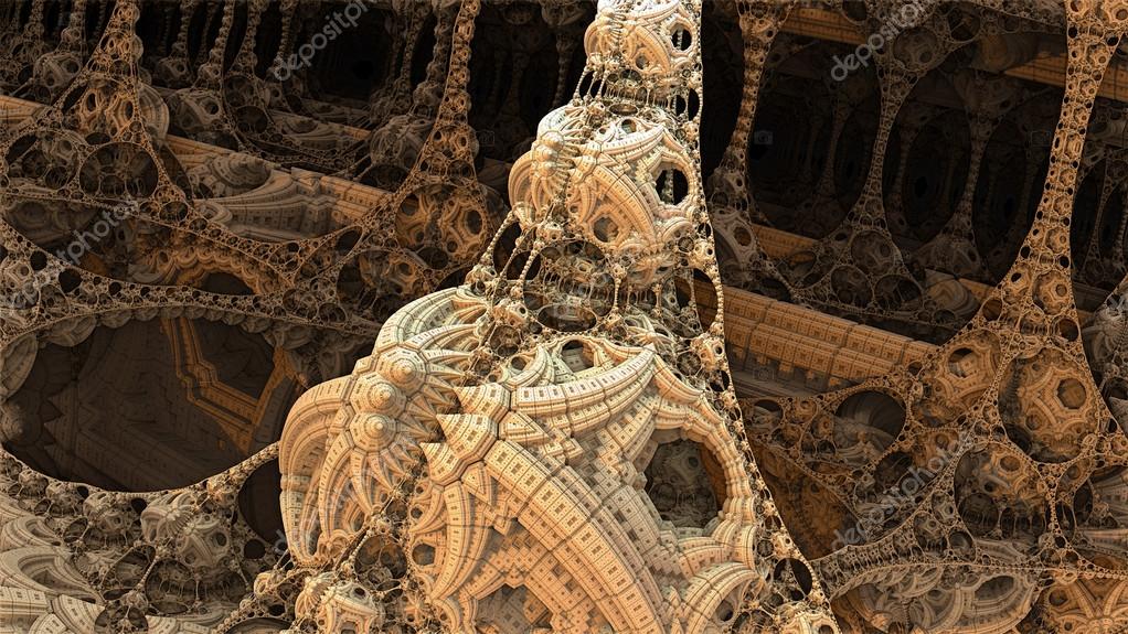 Alien Architecture inside Alien Spacecraft — Stock Photo © Angela ...