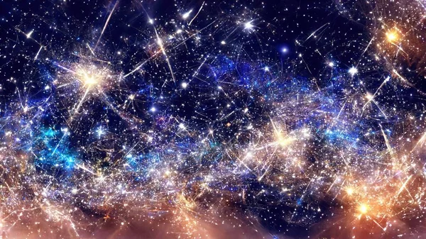 space, stars Abstract illustration art background - Stock Image ...