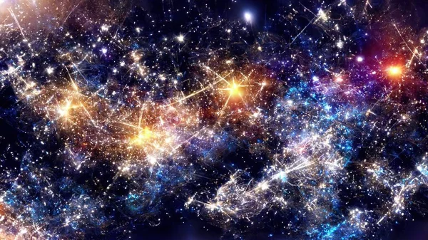 space, stars Abstract illustration art background - Stock Image ...