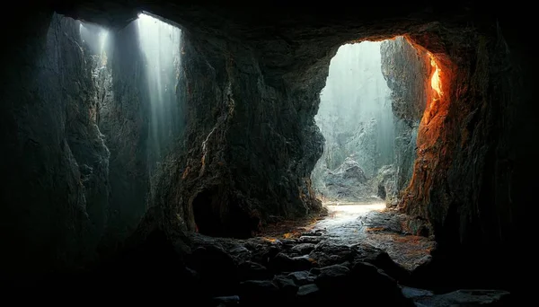 Dark Caves Wallpaper