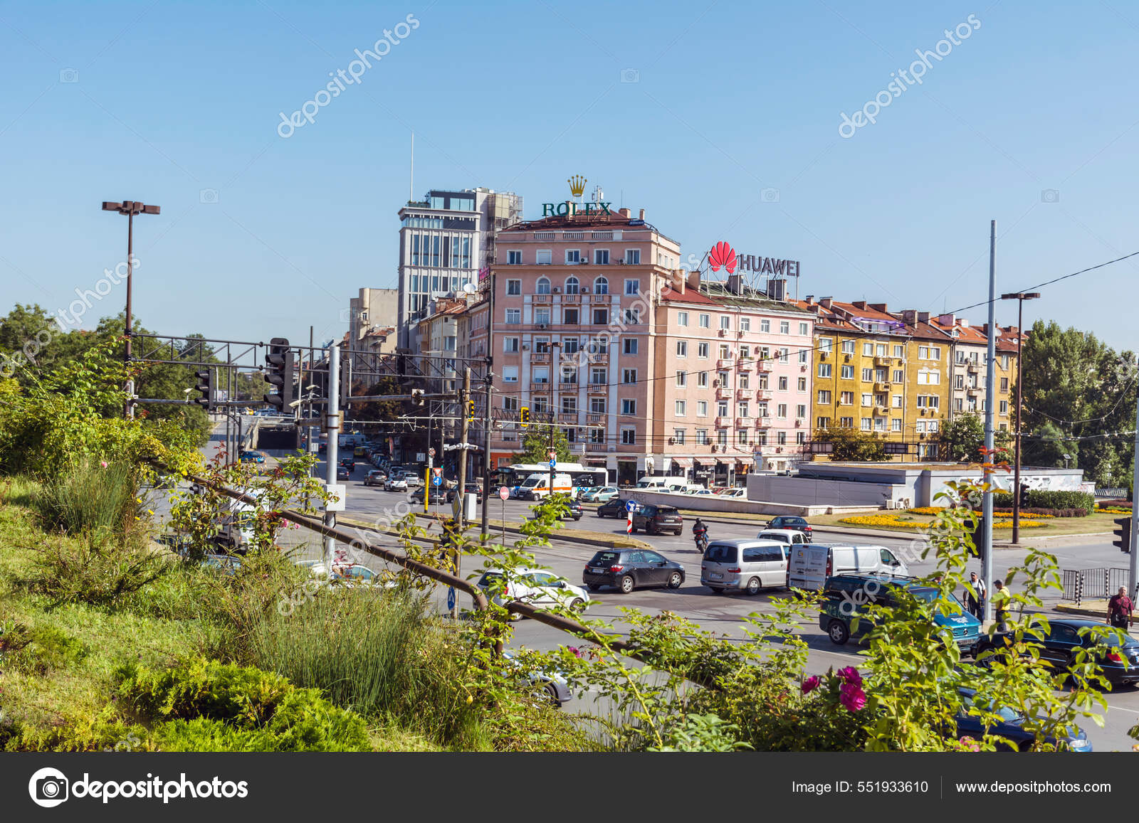 Sofia Bulgaria May 2020 Antique Buildings Sofia Bulgaria – Stock ...