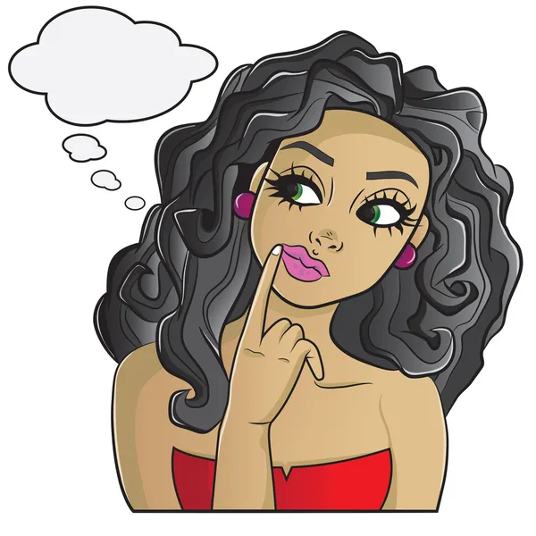 100,000 Thinking woman Vector Images | Depositphotos