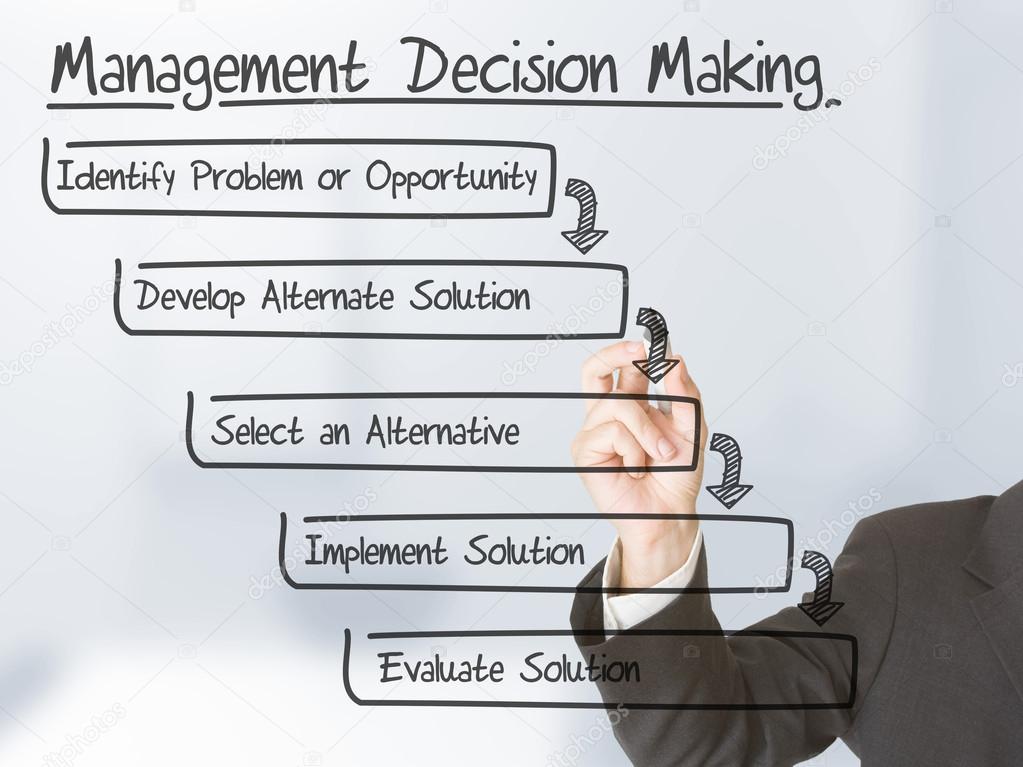 Management decision making — Stock Photo © shawn_hempel #42246787