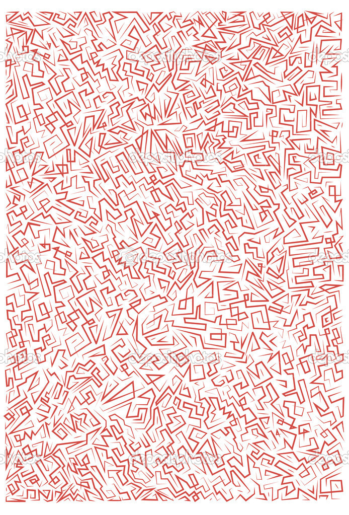 Abstract red lines on a white background Stock Vector Image by ©drutska ...