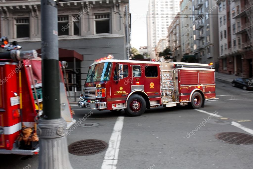 Racing Fire Engine — Stock Photo © vividpixels #19043329