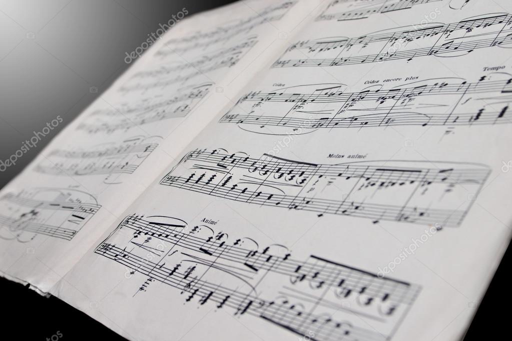 Sheetmusic — Stock Photo © vividpixels #19045591