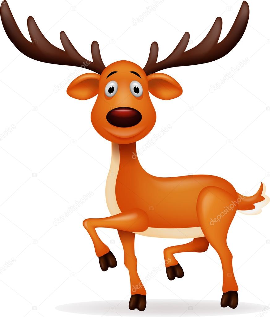 Deer cartoon Stock Vector Image by ©tigatelu #19578559