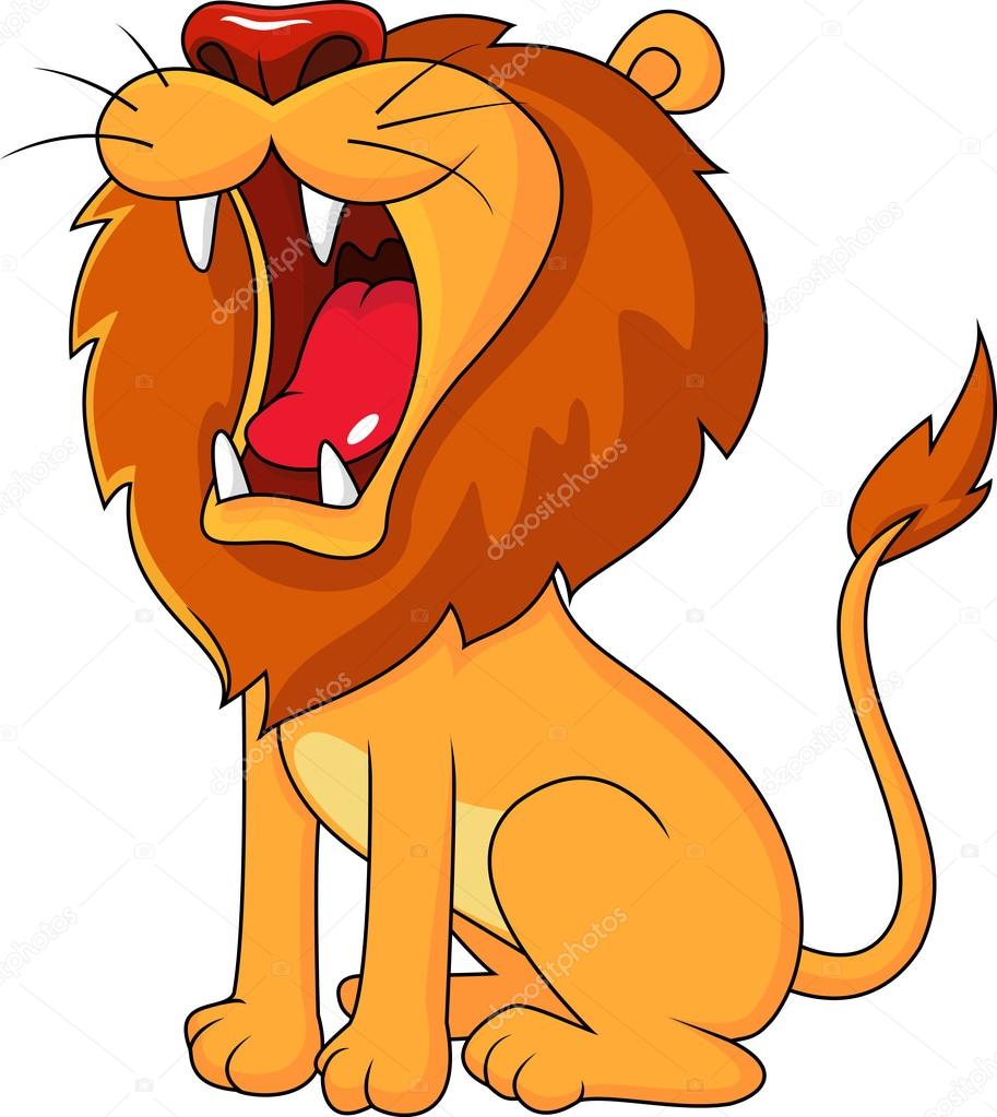 León rugiendo Vector de stock por ©tigatelu 19590059