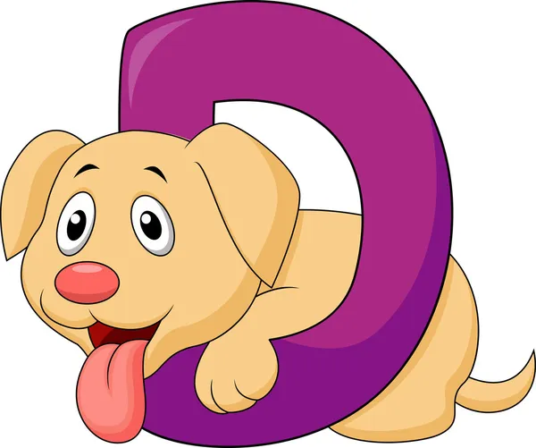 Letra dibujos animados comic d imágenes de stock de arte vectorial ...