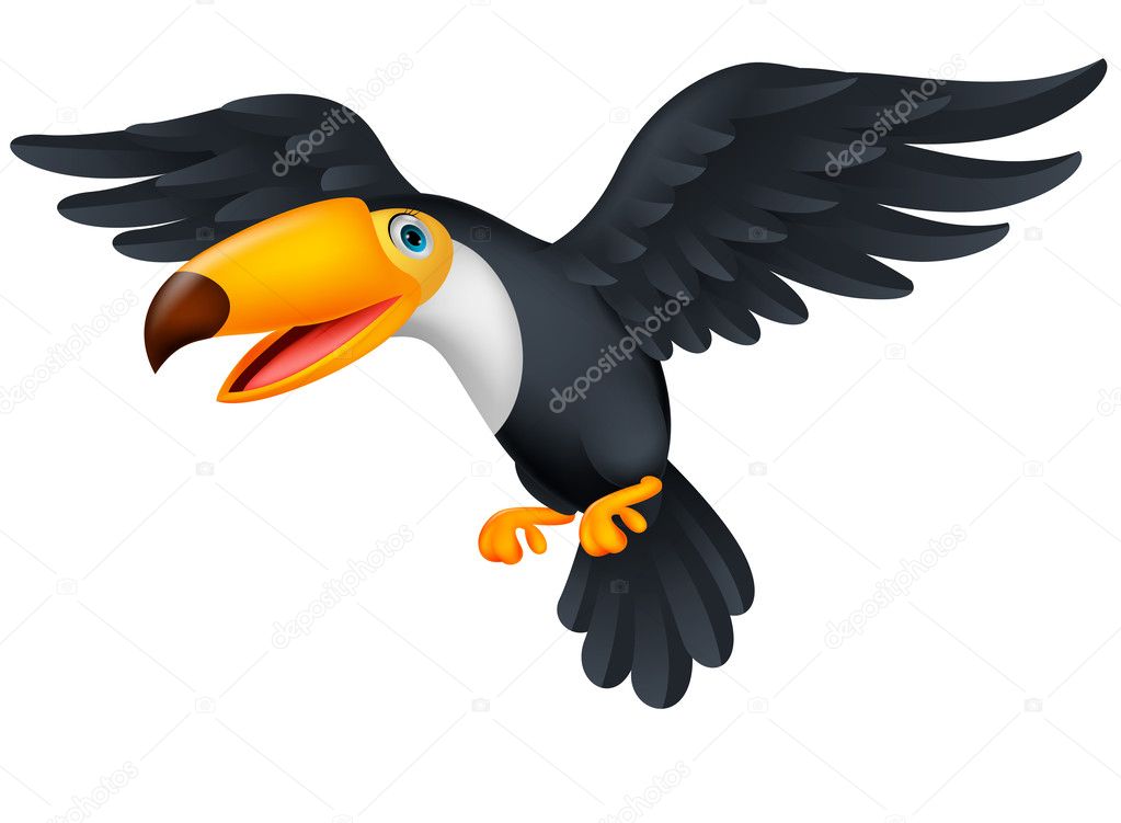 Cute toucan bird cartoon Stock Vector Image by ©tigatelu #27368449