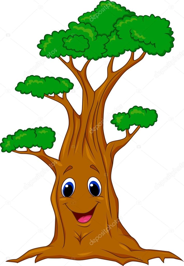 Personaje de dibujos animados árbol Vector de stock #32225227 de ©tigatelu