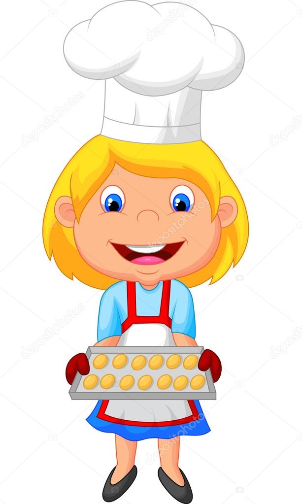 Cartoons Making Cookies