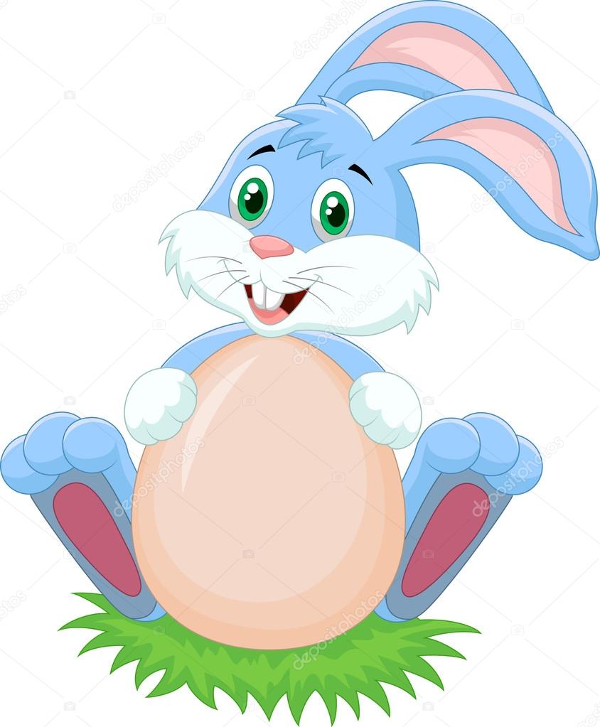 Rabbit with egg Stock Vector by ©tigatelu 44718351