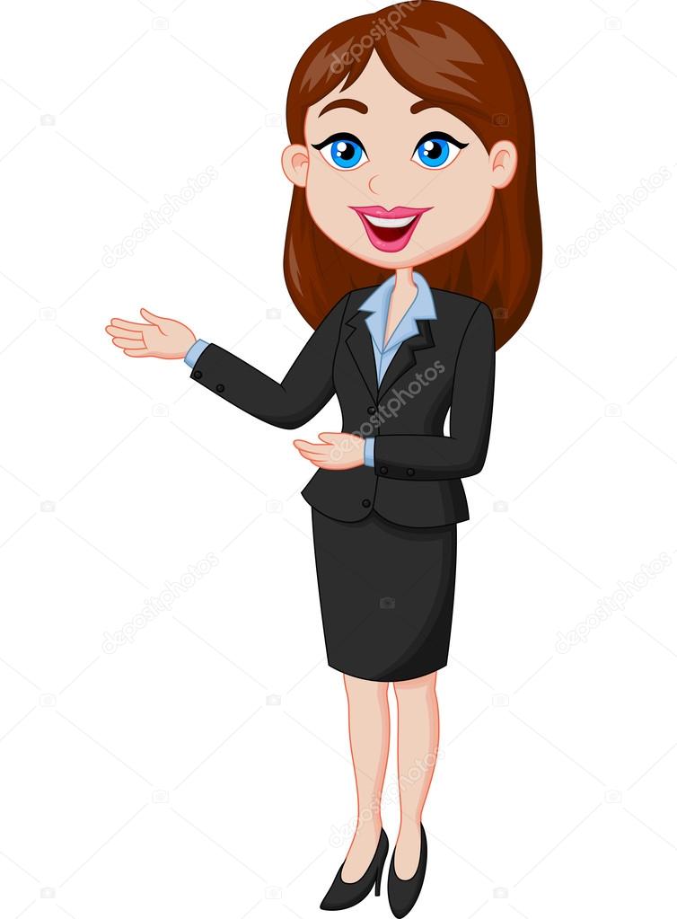 mujer de negocios — Vector de stock © tigatelu #44739927