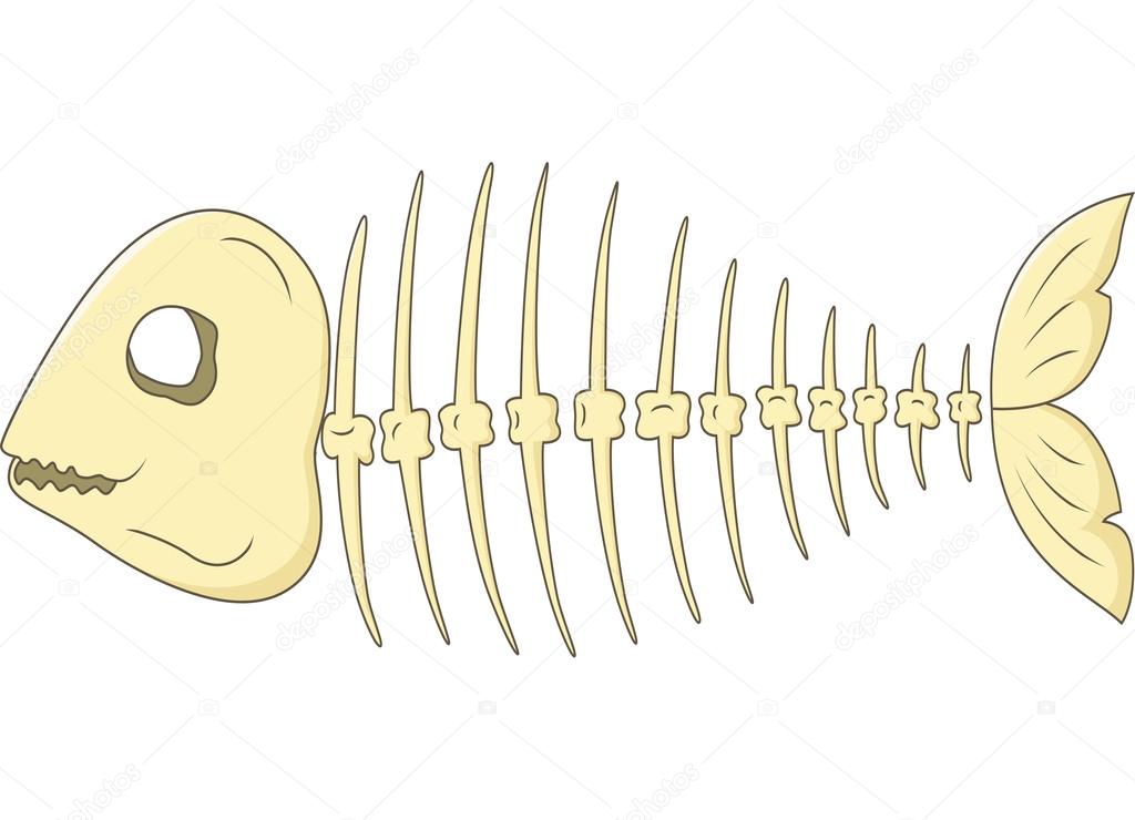 Fish skeleton Stock Vector by ©tigatelu 49605115