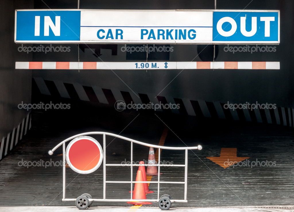 Car parking entrance Stock Photo by ©chat9780 34695193