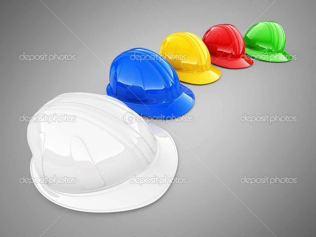 Safety helmets. Stock Photo by ©3dmentat 18849849