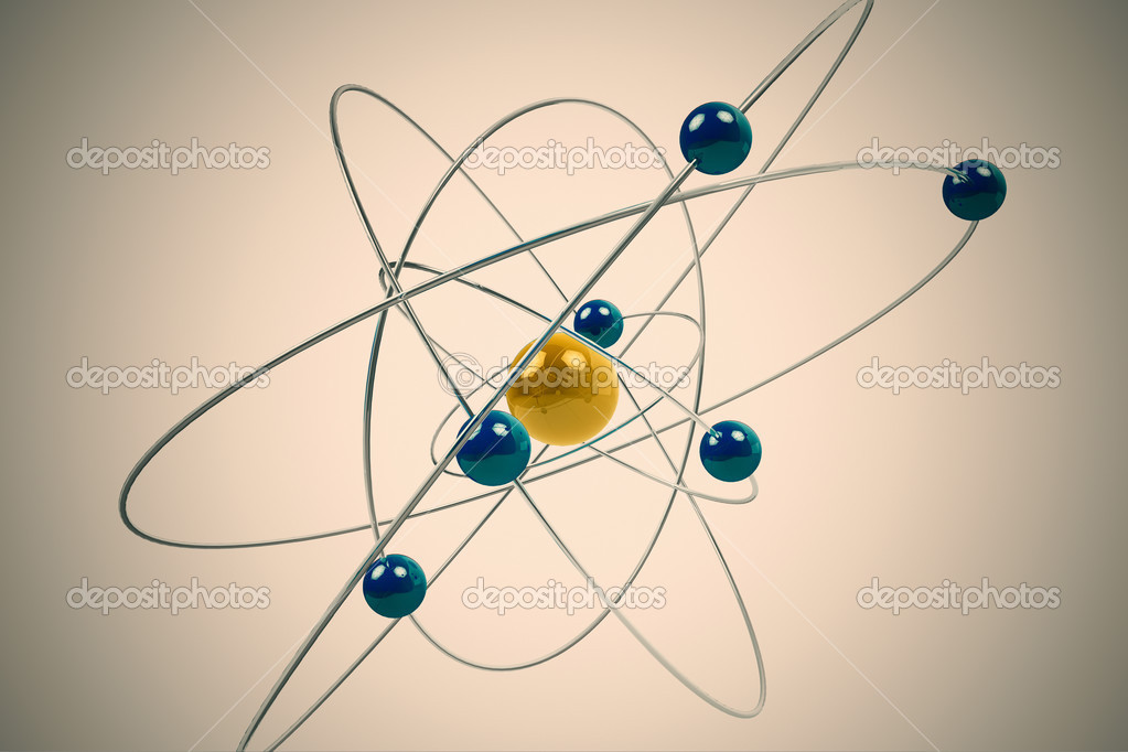 Isolated atom. — Stock Photo © 3dmentat #25083067