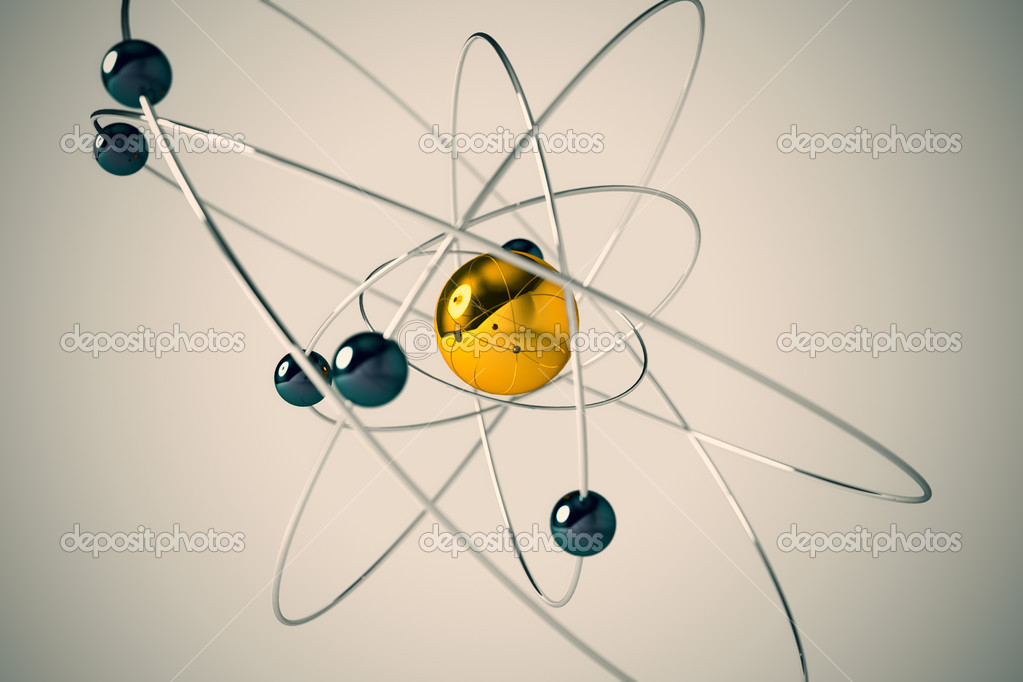 Isolated atom. — Stock Photo © 3dmentat #25083089