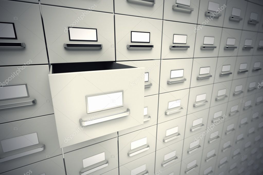 File cabinets. ⬇ Stock Photo, Image by © 3dmentat #25357181