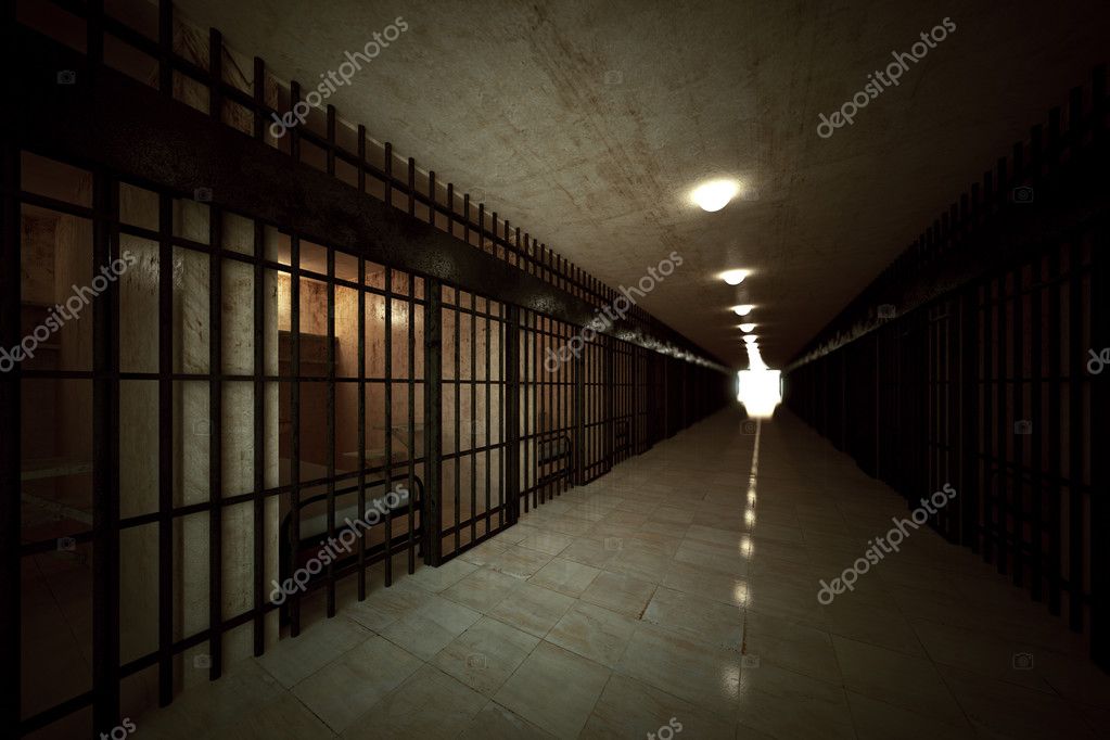Prison cell. — Stock Photo © 3dmentat #25360049