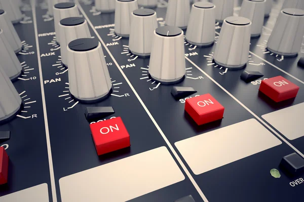 Audio Console. — Stock Photo © 3dmentat #26274551