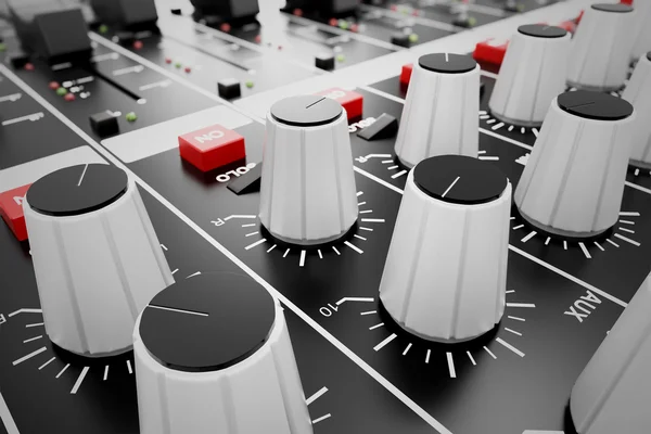 Audio Console. — Stock Photo © 3dmentat #26274551
