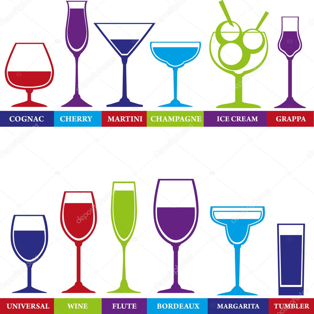 Tumbler_glass_set Stock Vector Image by ©PushnovaL #18714703