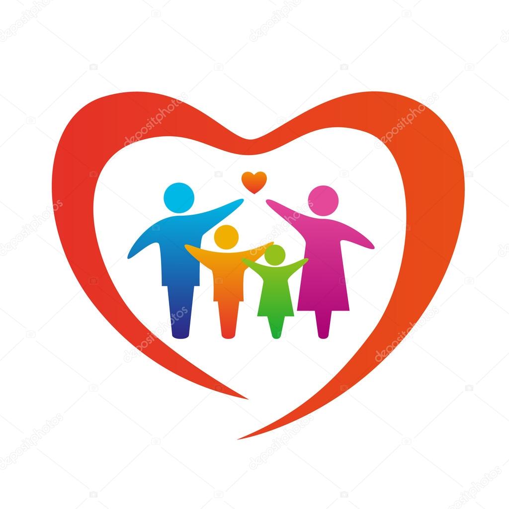 Amor familiar Vector de stock #21815561 de ©PushnovaL