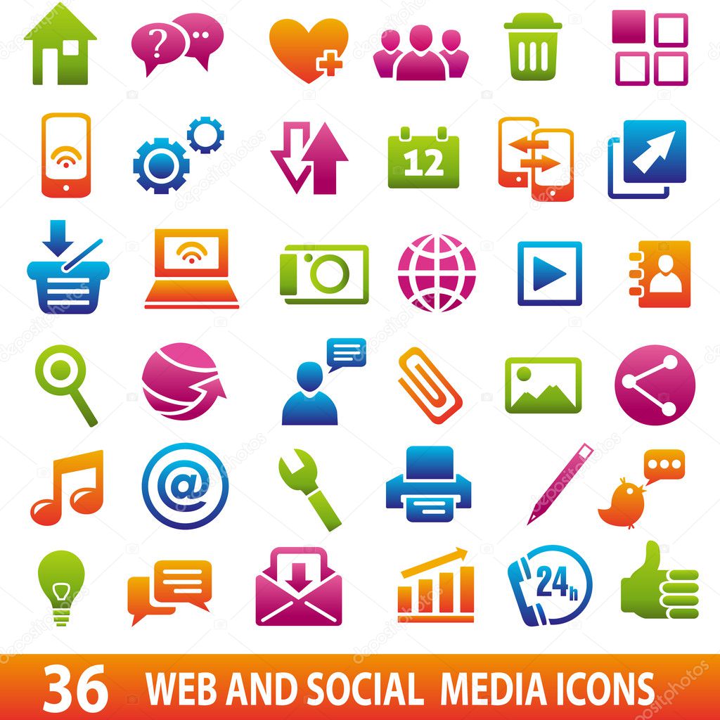 MediaiconsWeb Stock Vector by ©PushnovaL 22032235