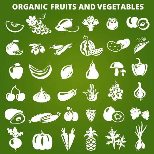 Fruits and vegetables Vector Art Stock Images | Depositphotos